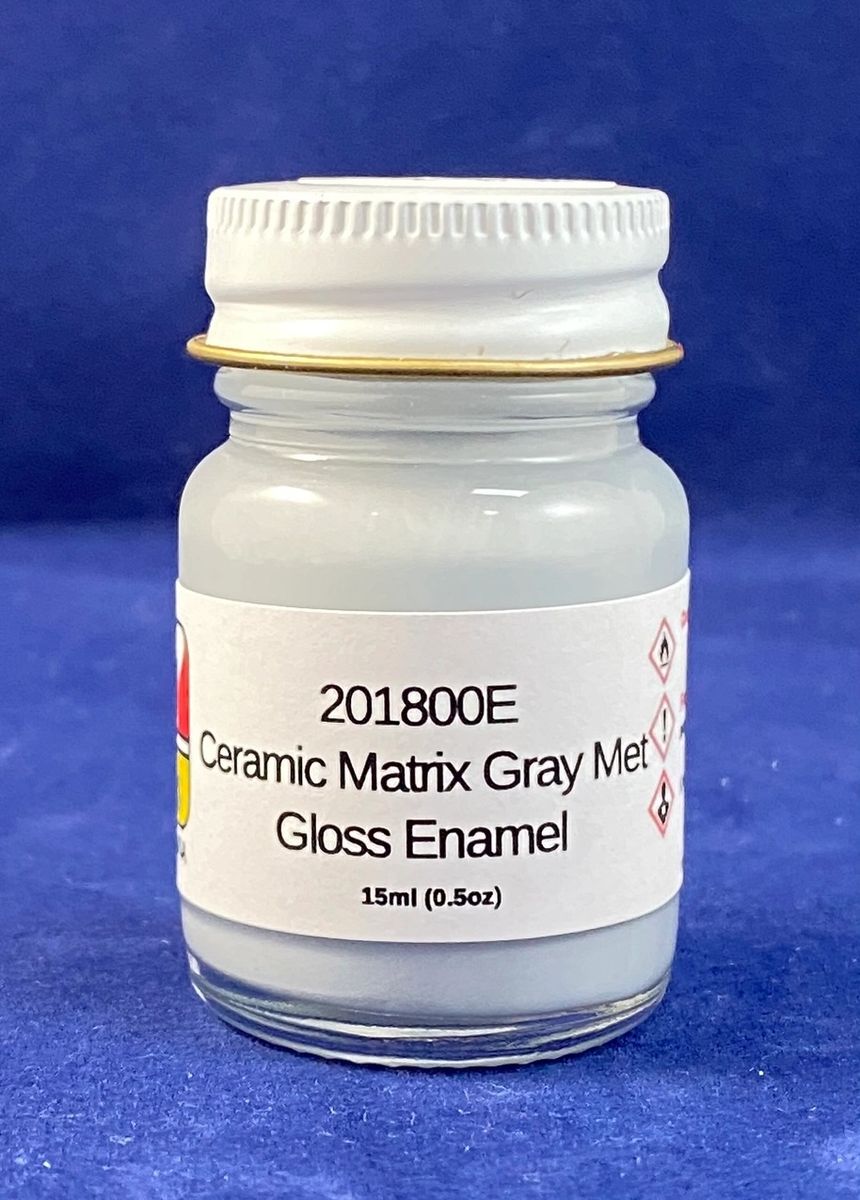 201800E Ceramic Matrix Gray Met. Gloss Enamel